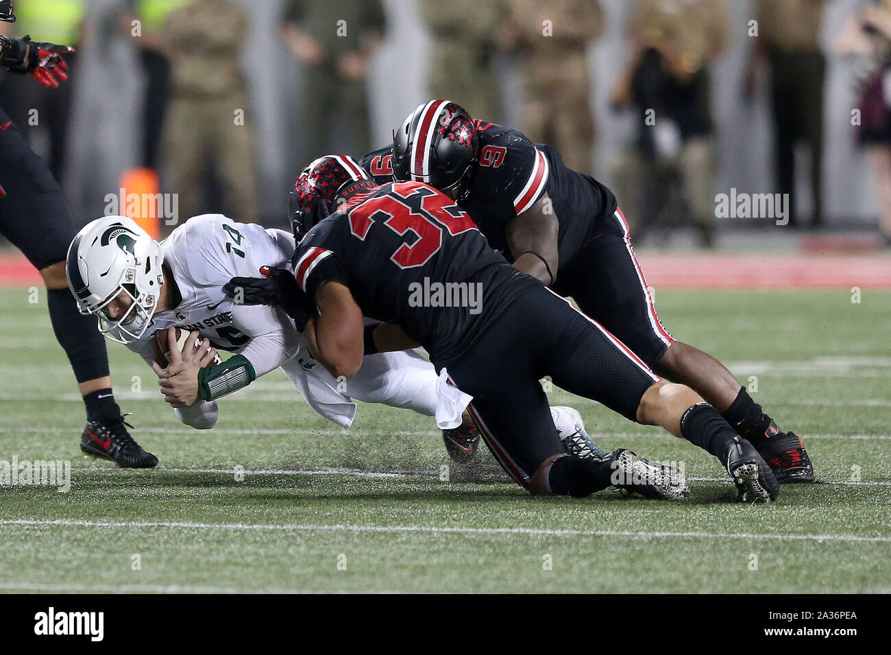 Ohio state michigan sack hi-res stock photography and images - Alamy