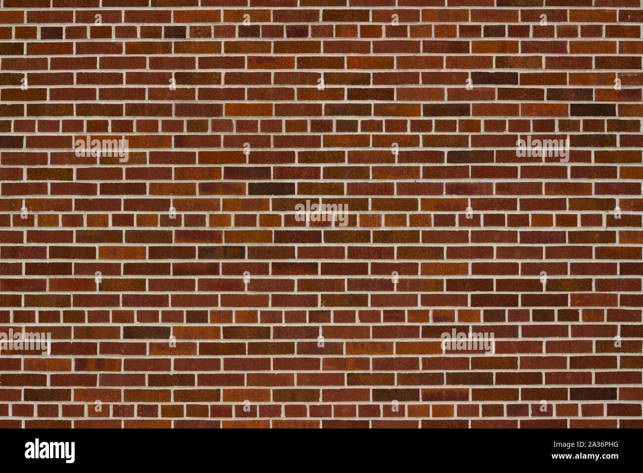 Vintage dark red clay brick wall texture background with common bond ...