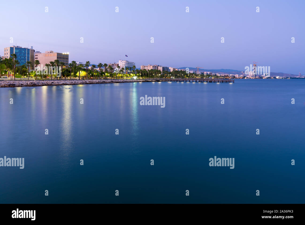 A Generic View of Limassol Front Seaside, From the Old Fishing Port ...