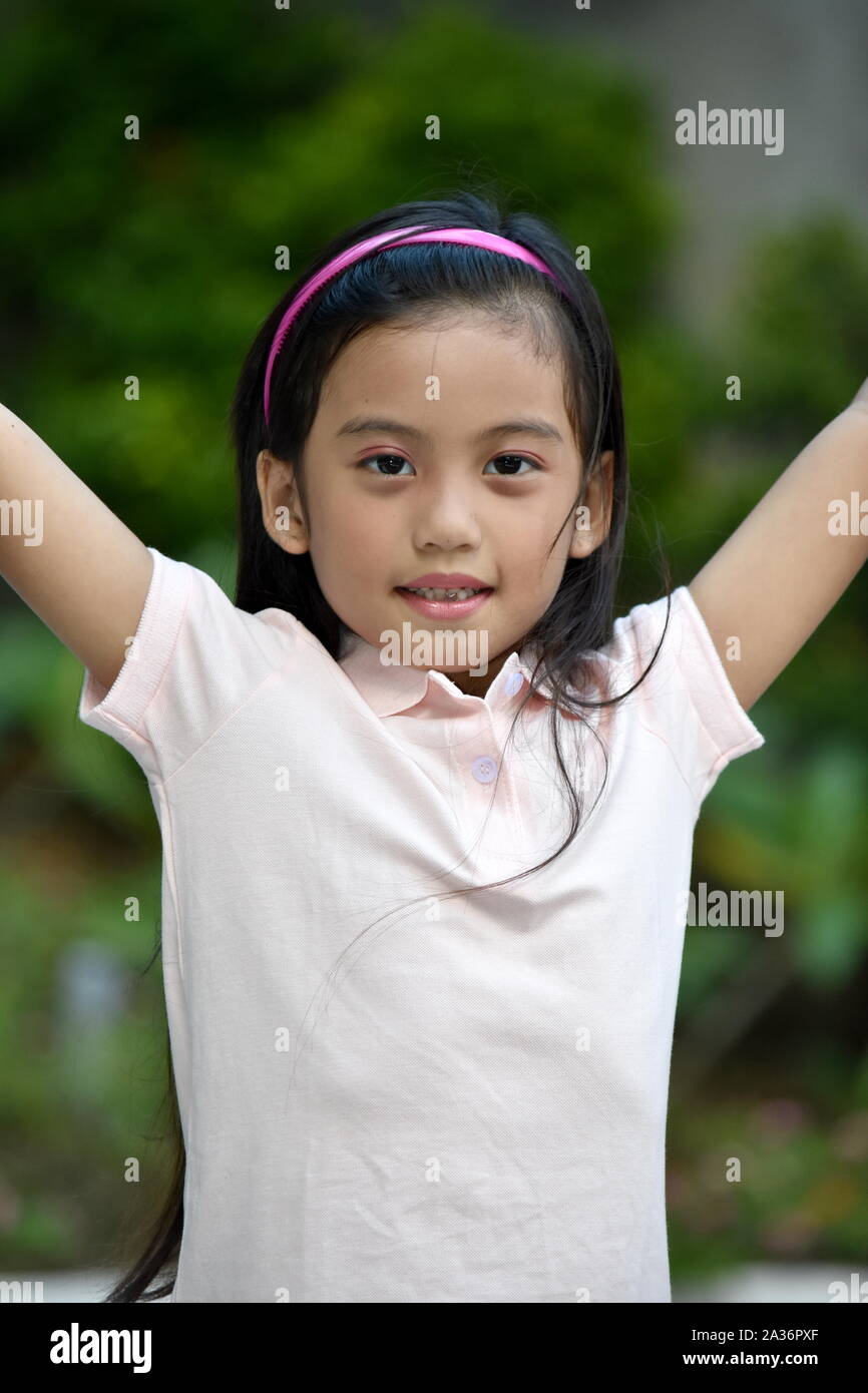 A Young Minority Preteen And Freedom Stock Photo - Alamy