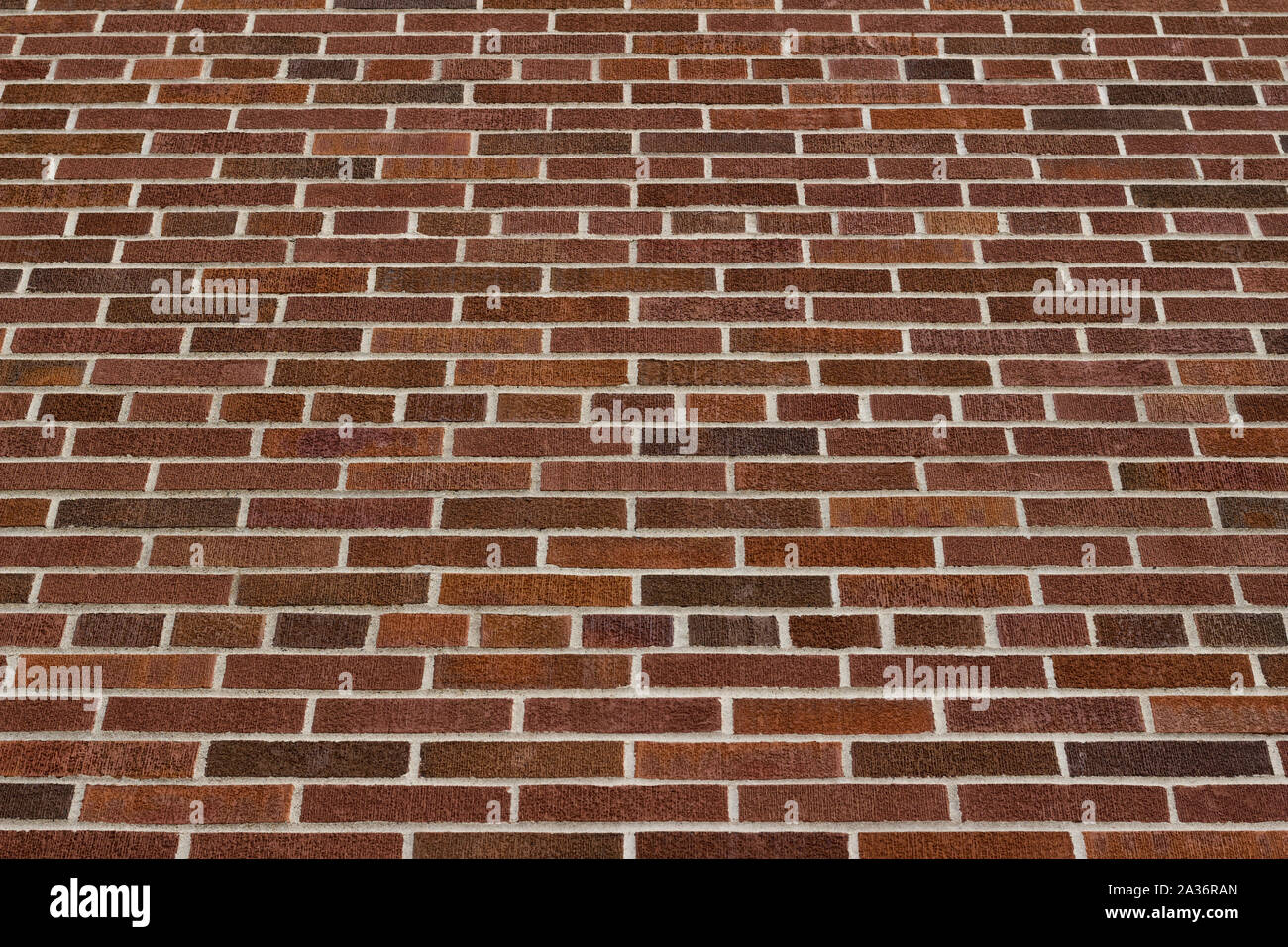 Vintage dark red clay brick wall texture background with common bond ...