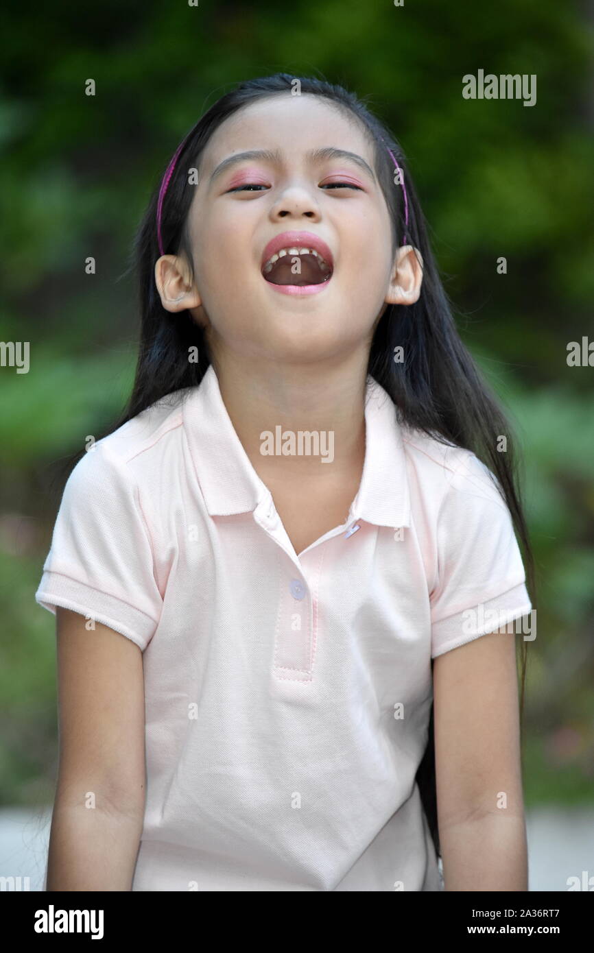 Preteen girl concerned hi-res stock photography and images - Alamy