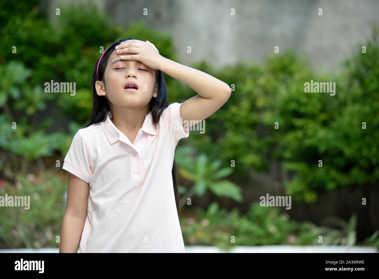 An A Female Memory Problems Stock Photo - Alamy