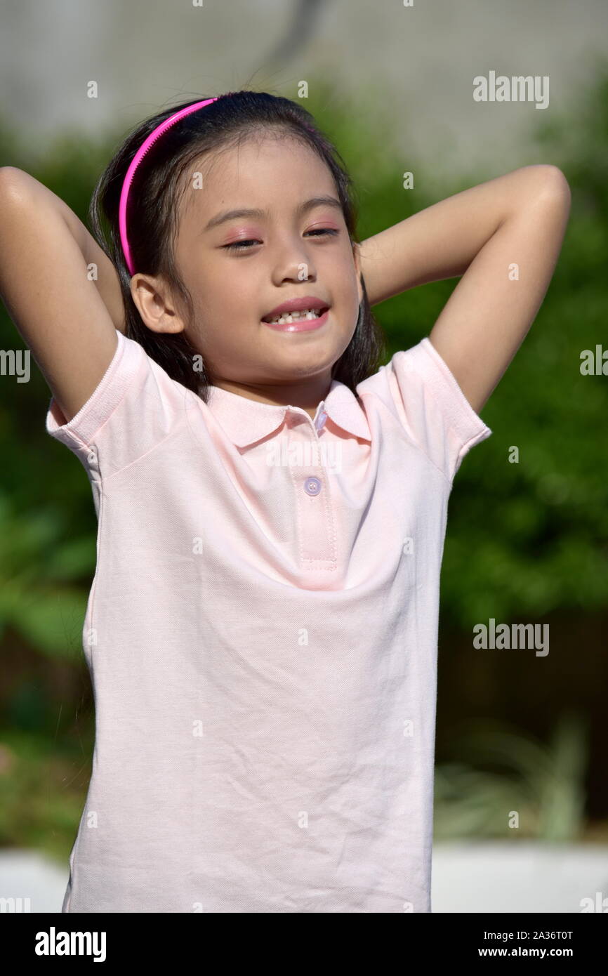 Tween resting hi-res stock photography and images - Alamy