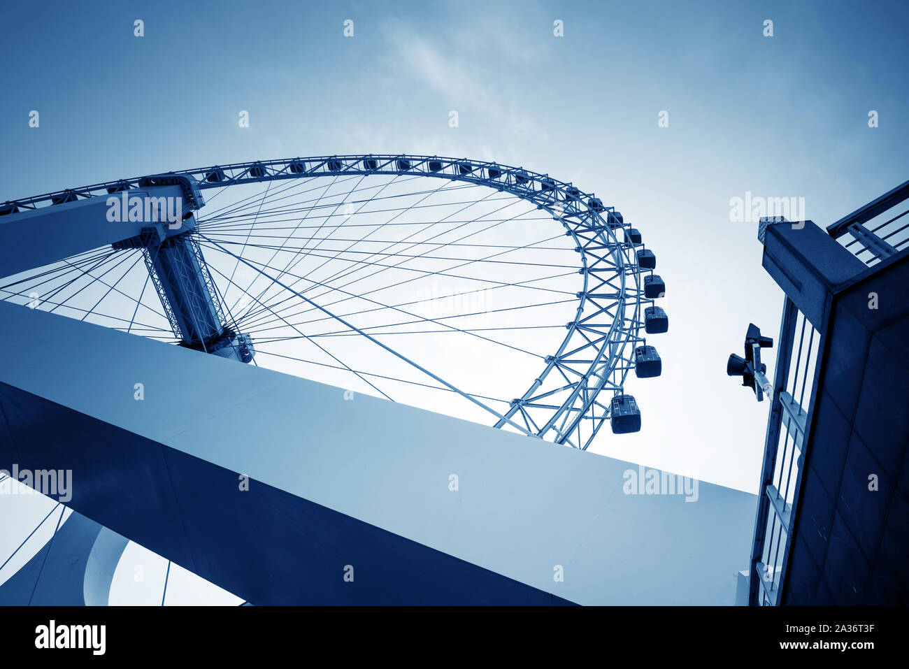 Tianjin eye night view hi-res stock photography and images - Alamy