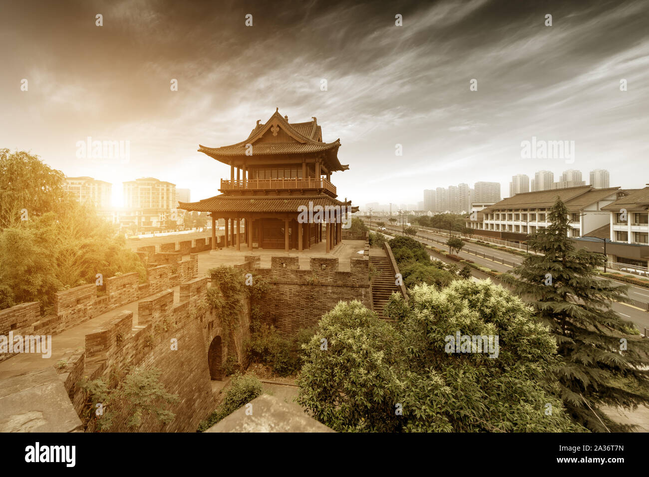Ancient City Building, Shaoxing, Zhejiang, China Stock Photo - Alamy