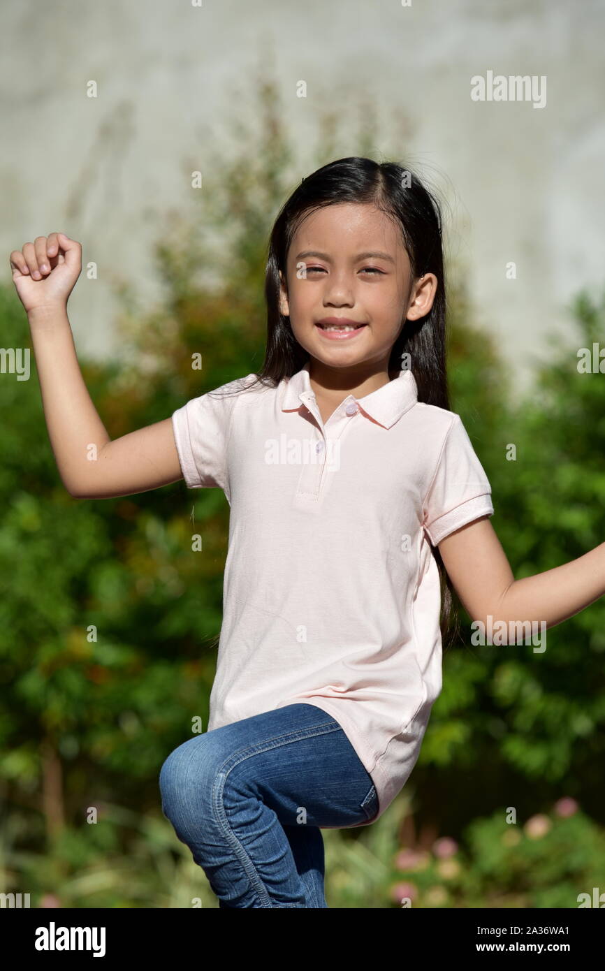 An A Diverse Tween Dancing Stock Photo - Alamy