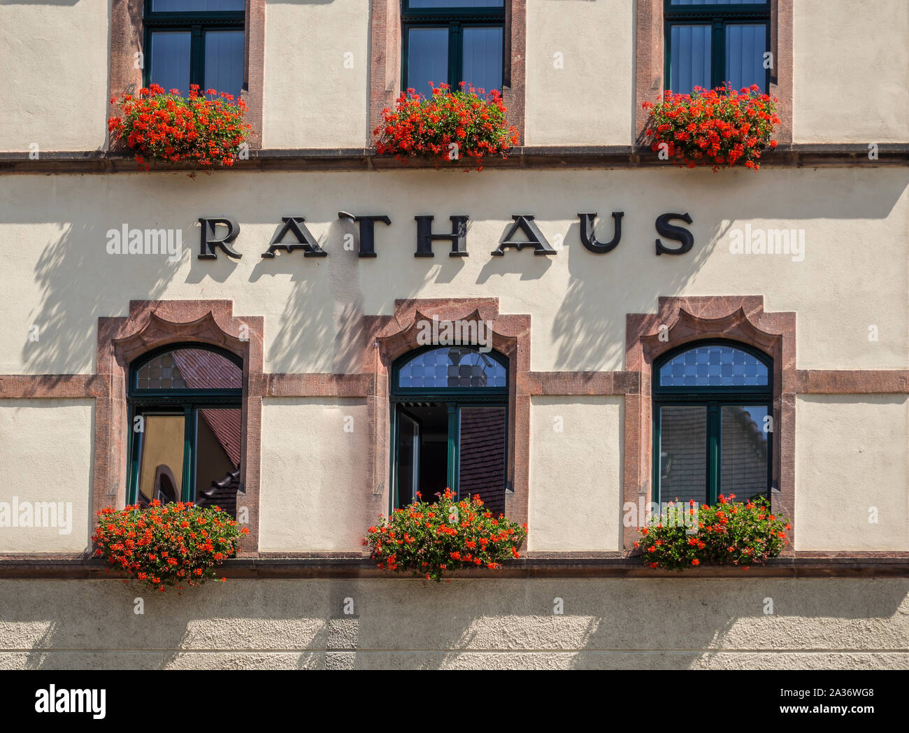 Town Hall sign icon Stock Photo - Alamy