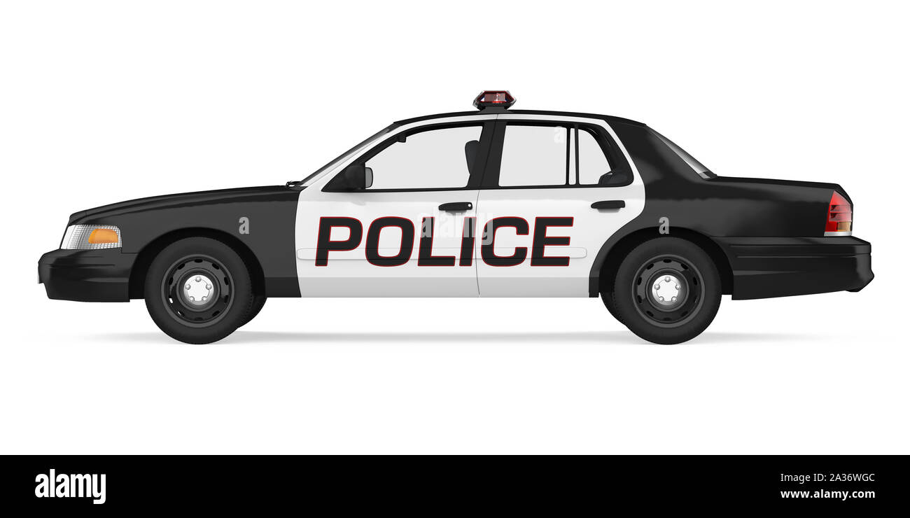 Police Car Side View