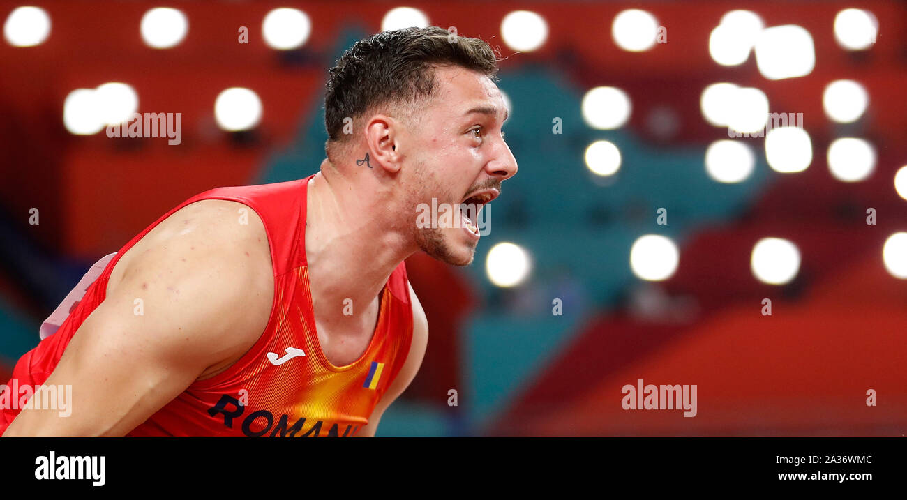 Doha, Qatar. 5th Oct, 2019. Alexandru Mihaita Novac of Romania competes ...