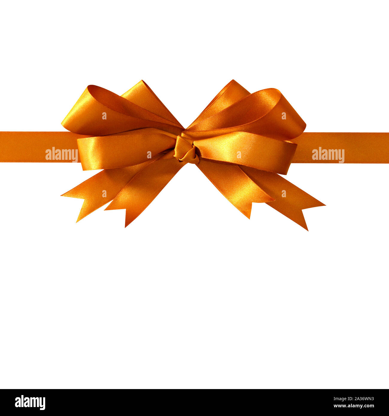 Gold ribbon straight Cut Out Stock Images & Pictures - Alamy