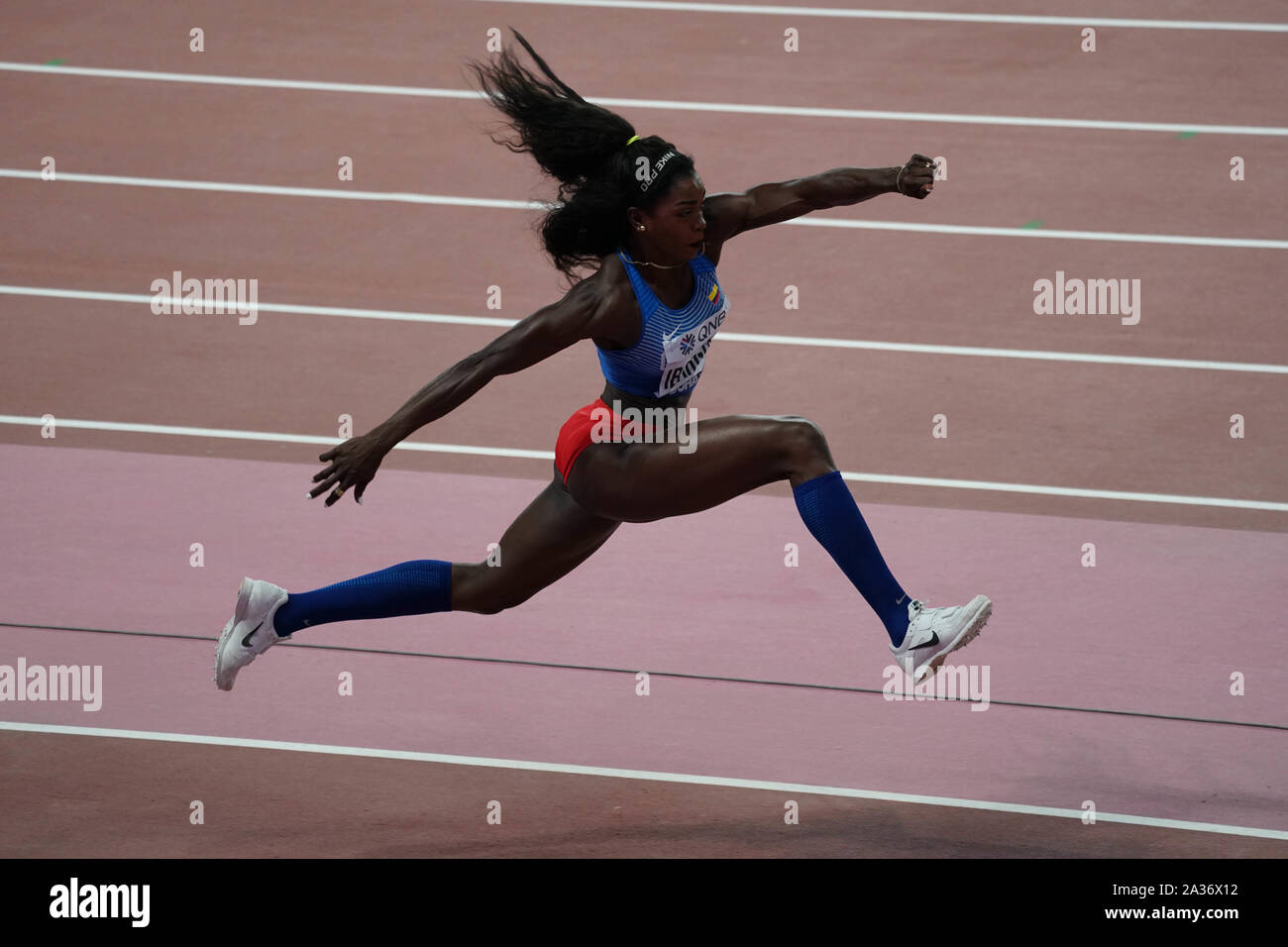 Triple jump doha 2019 hi-res stock photography and images - Alamy