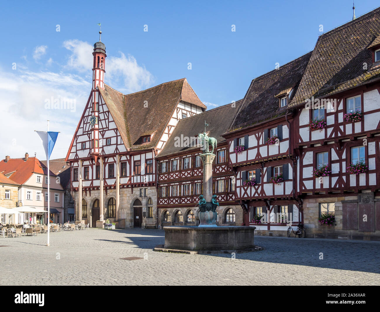 Town hall of Forchheim Stock Photo - Alamy