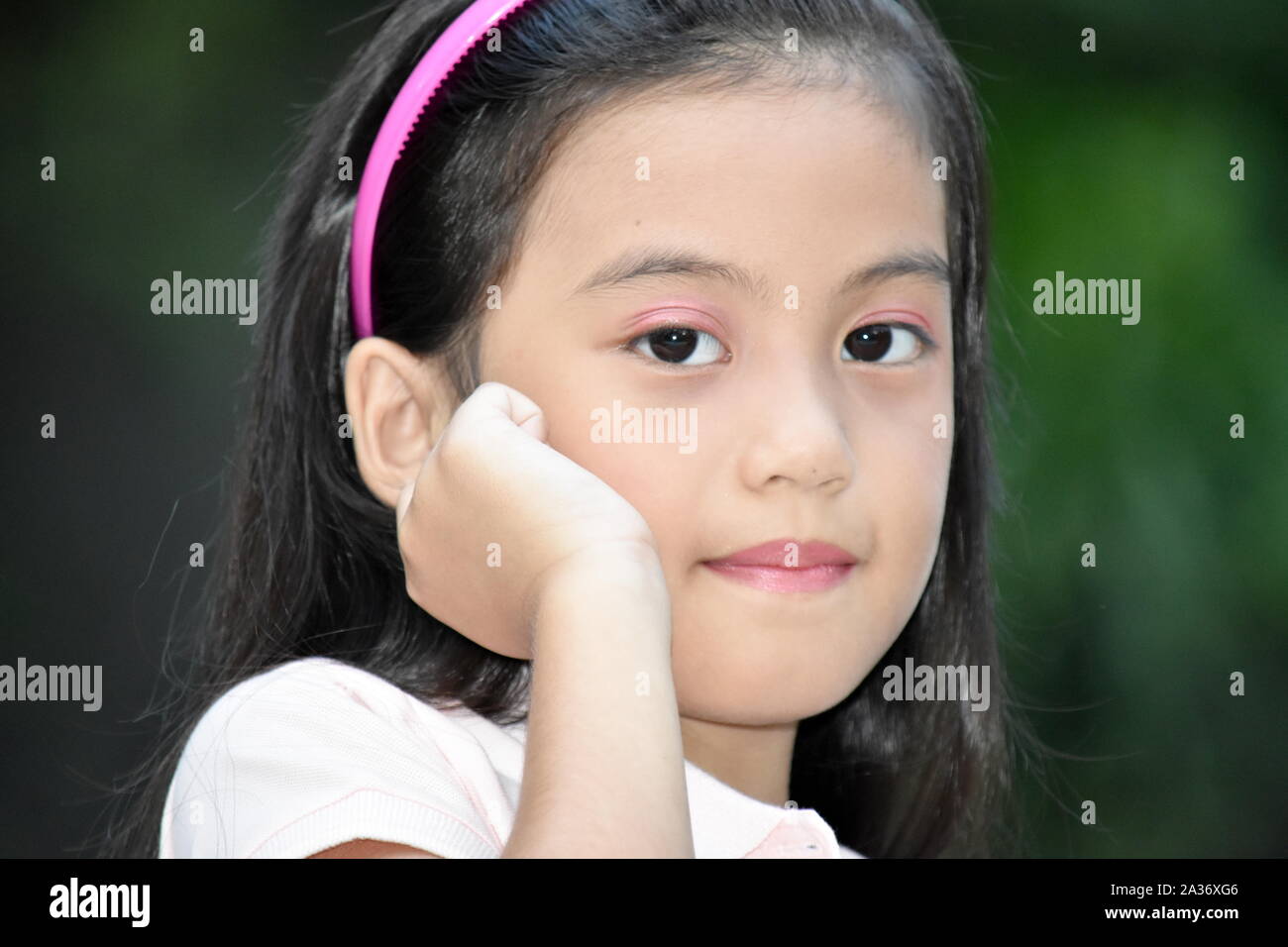Filipino kid thinking hi-res stock photography and images - Alamy