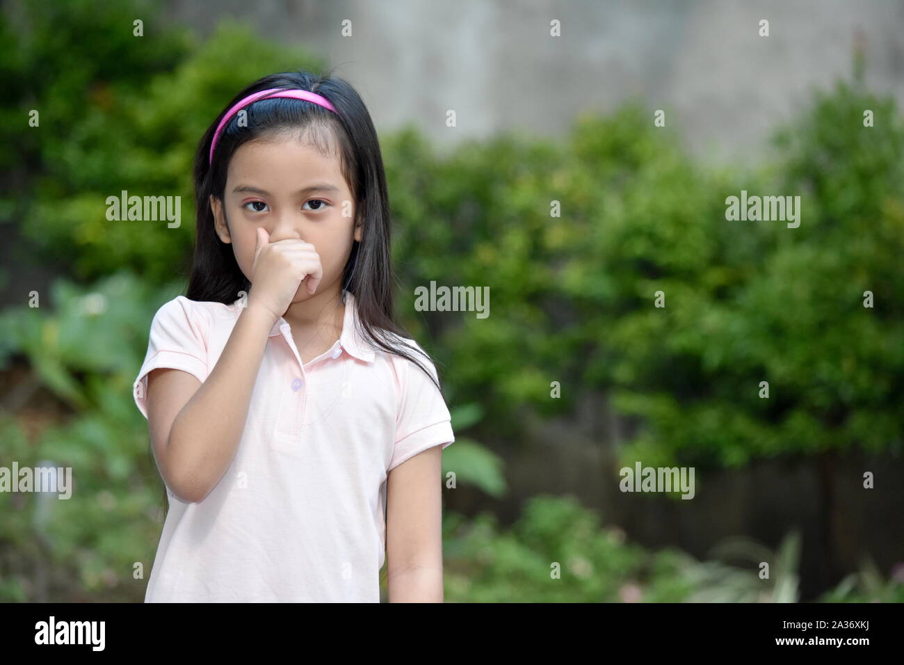 An An Allergic Girl Preteen Stock Photo - Alamy