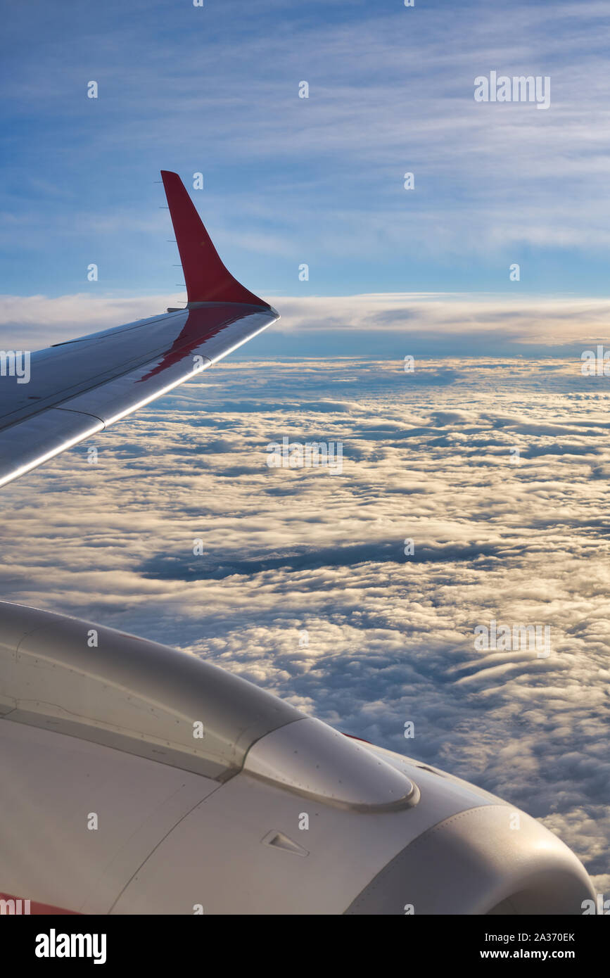 Aerial view from modern aircraft Stock Photo - Alamy
