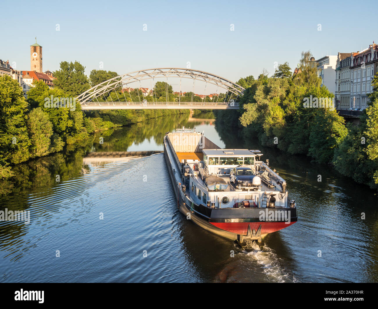 German canal barges hi-res stock photography and images - Alamy