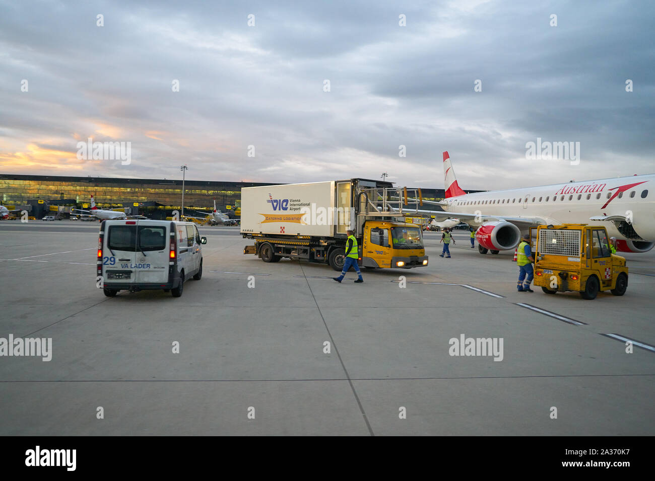 VIENNA, AUSTRIA - CIRCA MAY, 2019: the apron area of Vienna ...