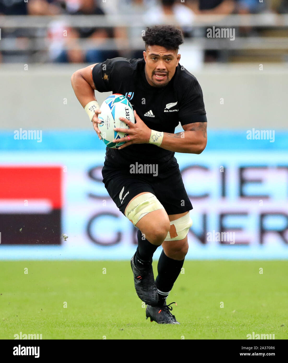 New Zealand's Ardie Savea during the 2019 Rugby World Cup Pool B match ...
