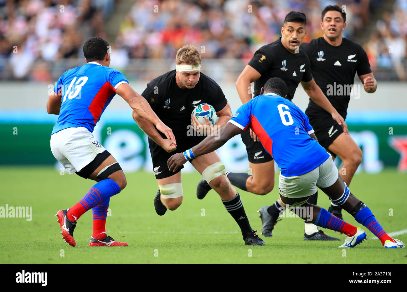 New Zealand's Sam Kane during the 2019 Rugby World Cup Pool B match at ...