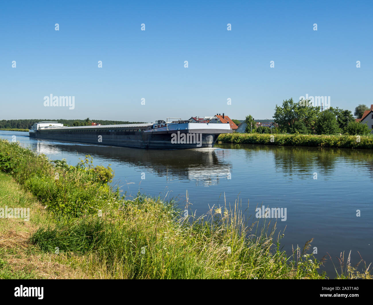 Danube with cargo ships hi-res stock photography and images - Alamy