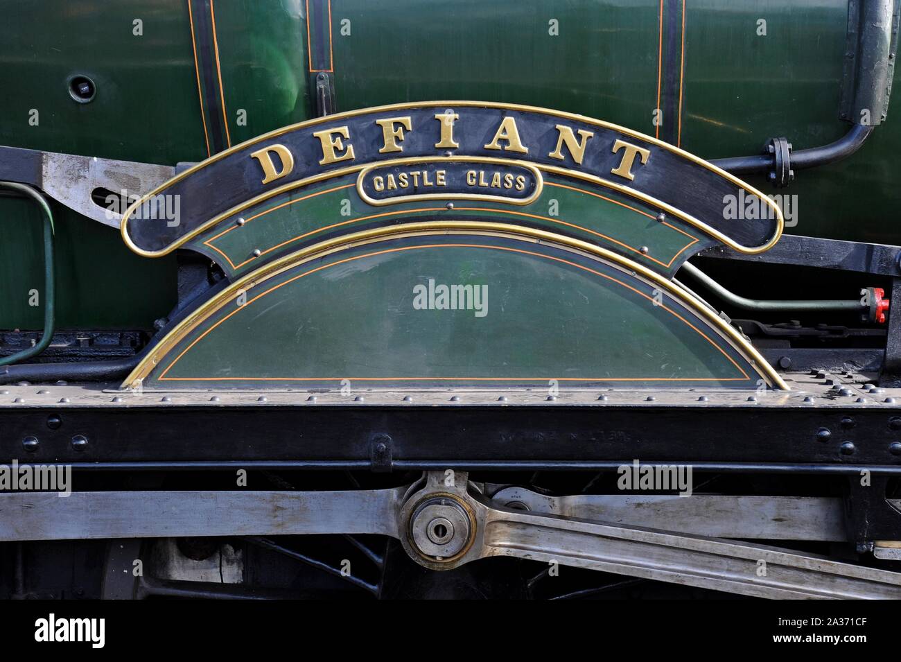 GWR Castle Class locomotive 5080 Defiant at Tyseley Raiwlay Centre ...