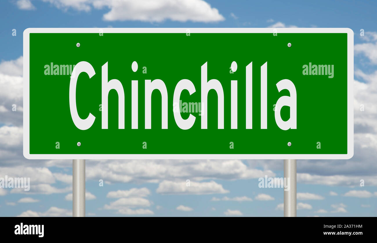 Chinchilla road sign hi-res stock photography and images - Alamy