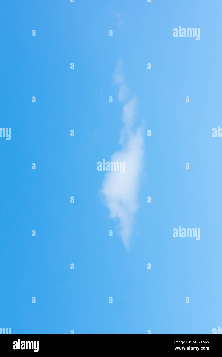 blue sky with flying white light clouds Stock Photo - Alamy