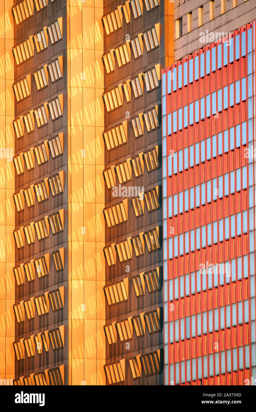 colorful modern building facade background in Vienna Austria Stock ...