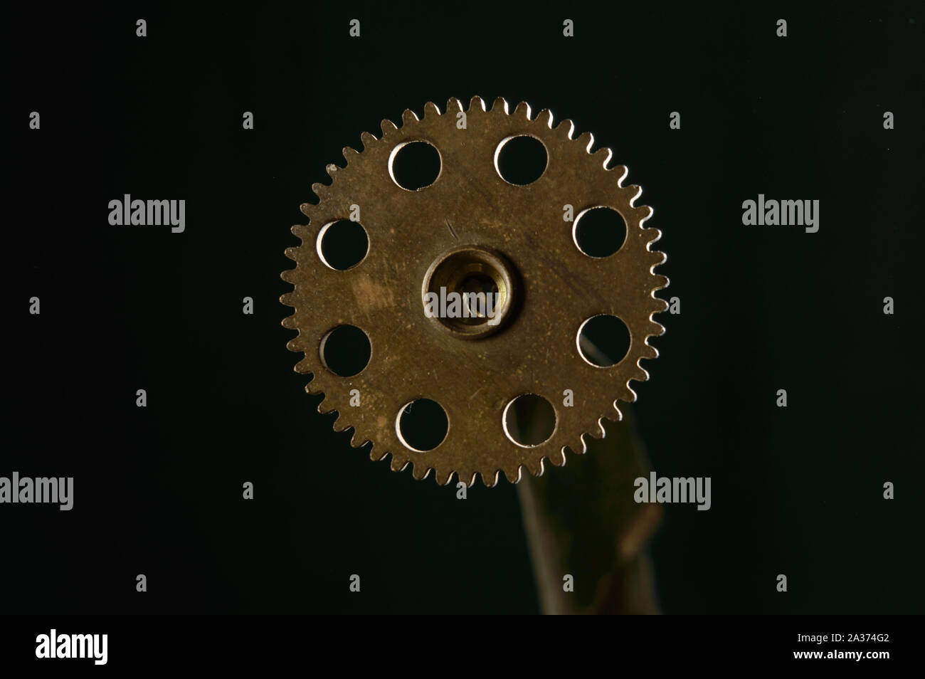 Macro photography of small tool with black background at studio Stock ...