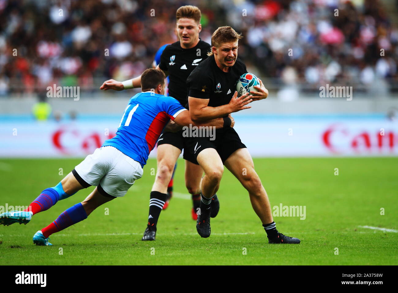 Tokyo, Japan. 6th Oct, 2019. Jack Goodhue (NZL) Rugby : 2019 Rugby ...