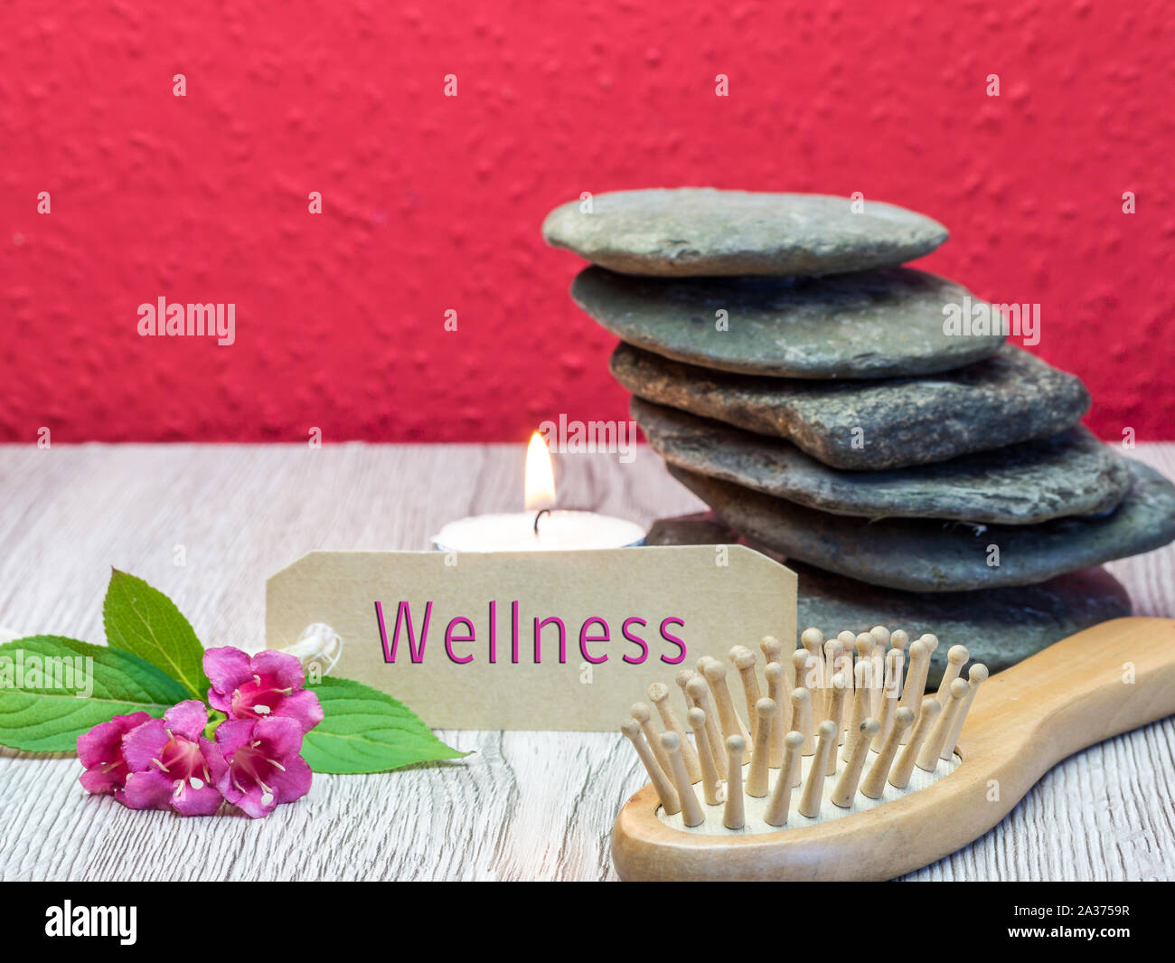 Decoration Wellness template Stock Photo - Alamy