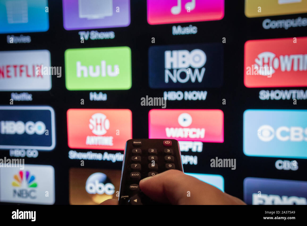 Multimedia Television video streaming, Media TV on demand, web banner ...