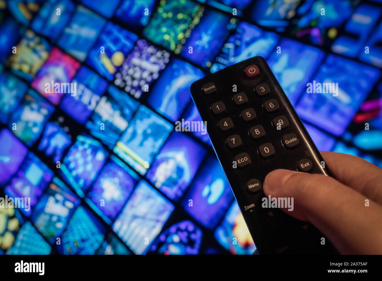 Multimedia Television video streaming, Media TV on demand, web banner ...