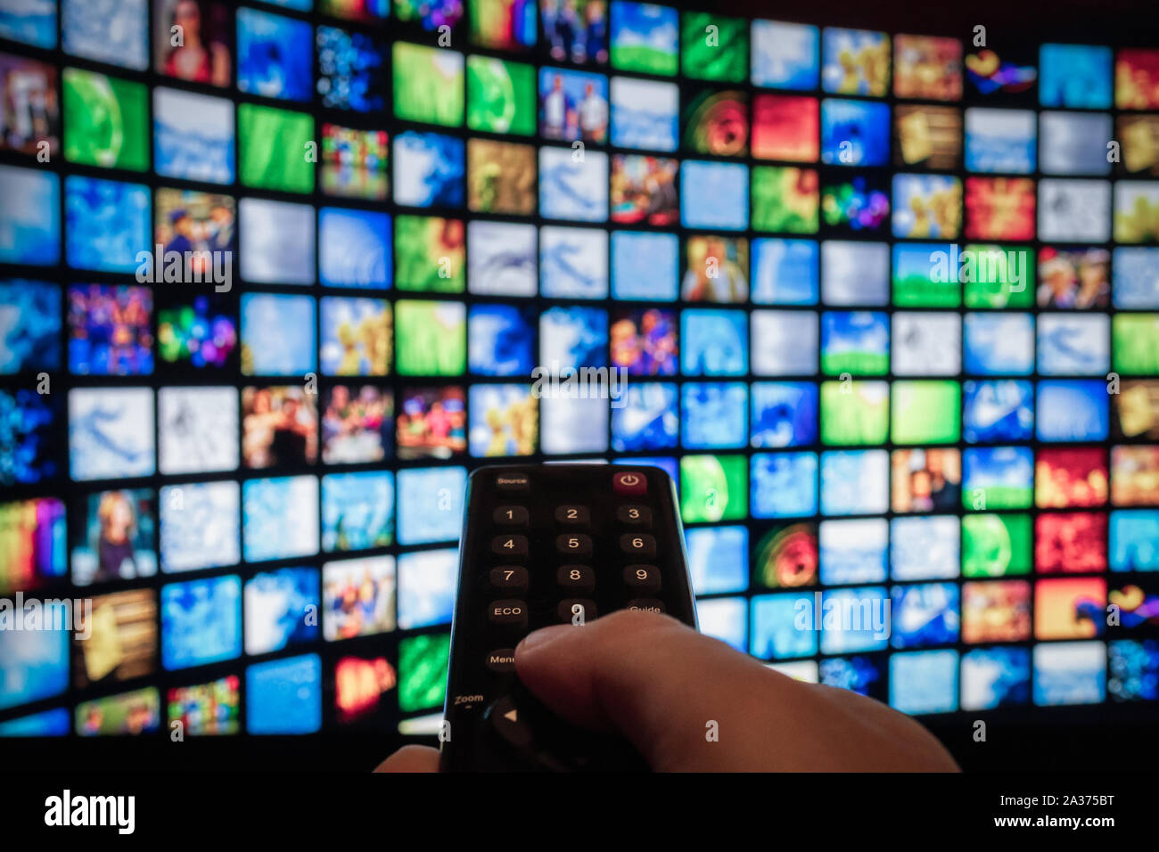 Multimedia Television video streaming, Media TV on demand, web banner ...