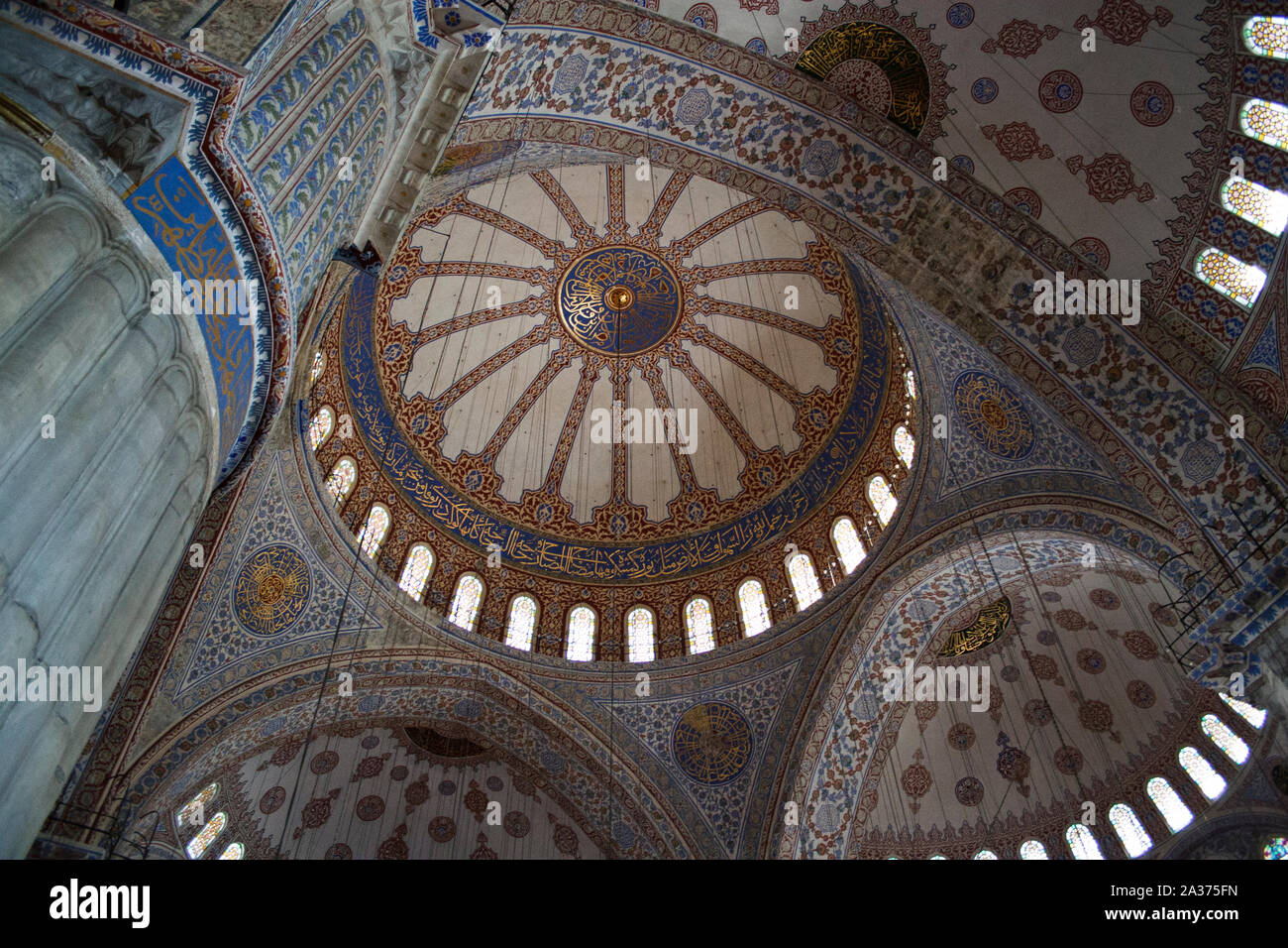 Inside of a Mosque in Istanbul Stock Photo - Alamy