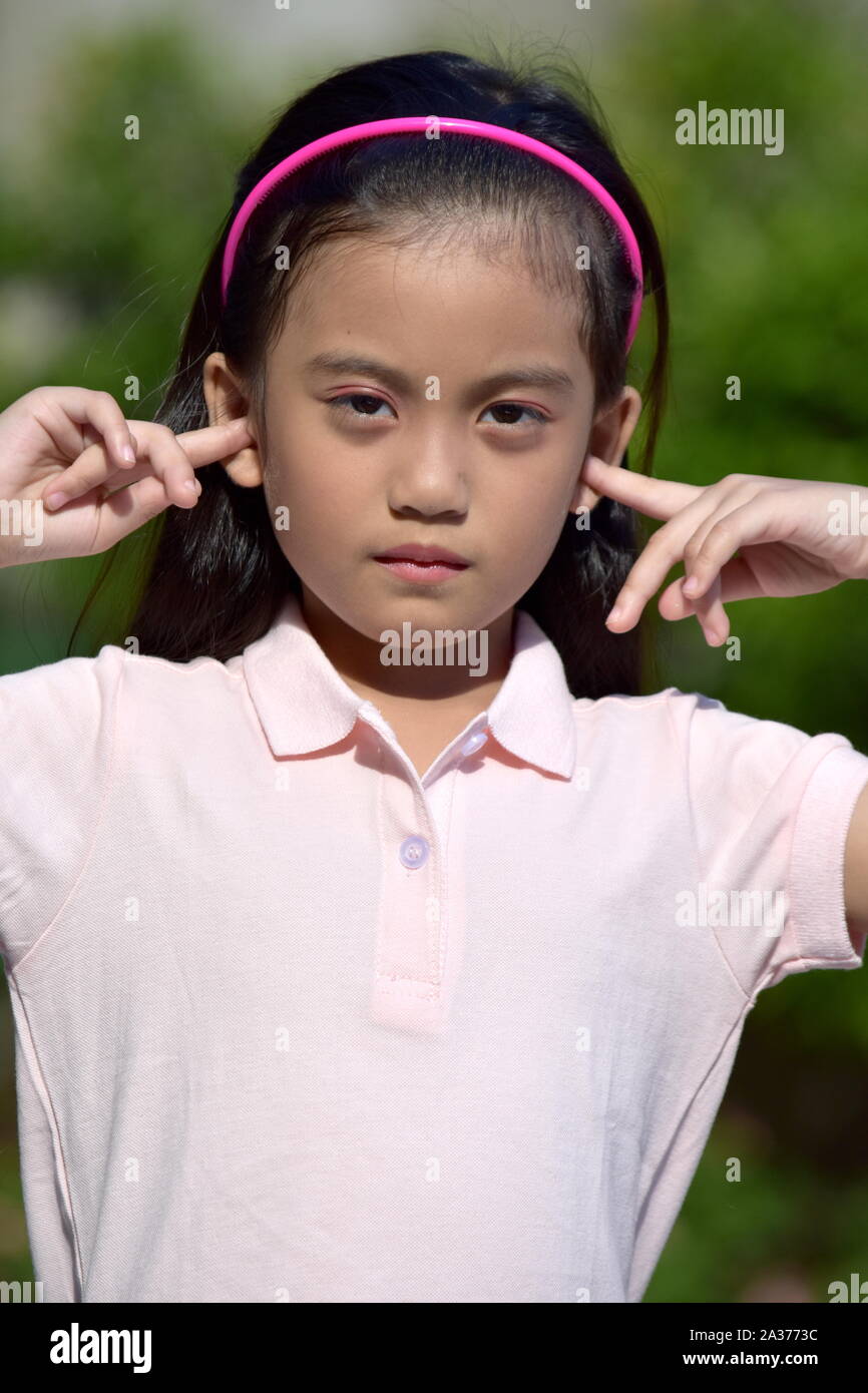 An A Quiet Asian Person Stock Photo - Alamy