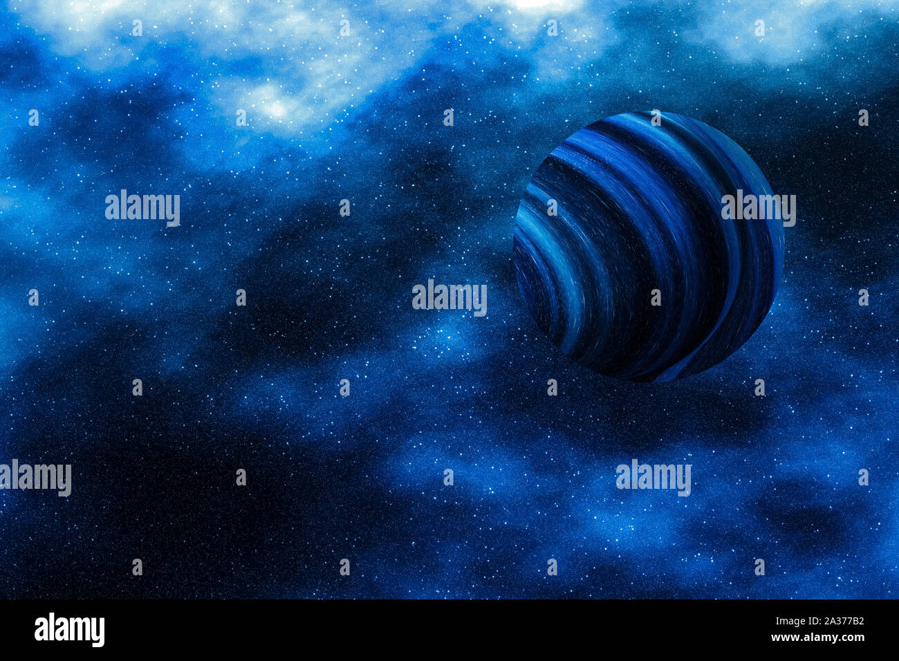 Discovery in astronomy, cosmic abstract and future technology concept ...