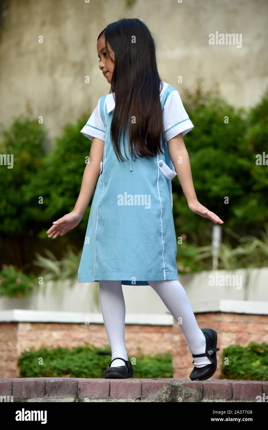 A Catholic Diverse Girl Student Dancing Stock Photo - Alamy