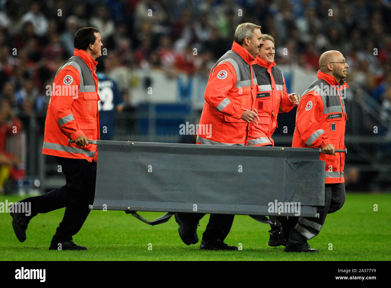 Football injury and stretcher hi-res stock photography and images - Alamy