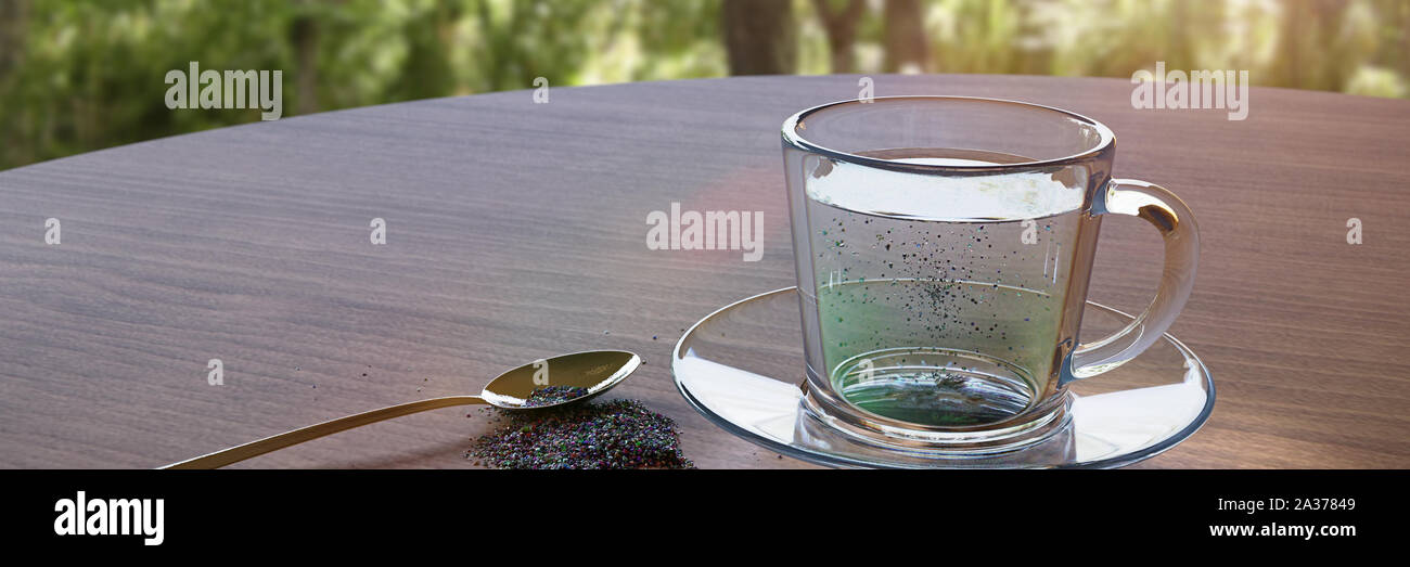 plastic pollution in drinking water, dangerous micro plastic in tea ...