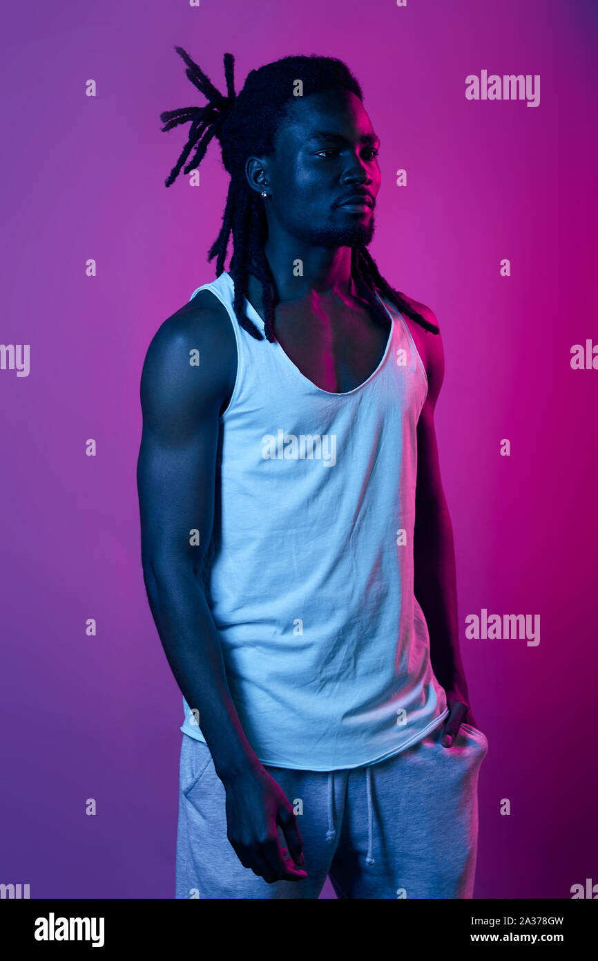 Indian man afro hairstyle hi-res stock photography and images - Alamy