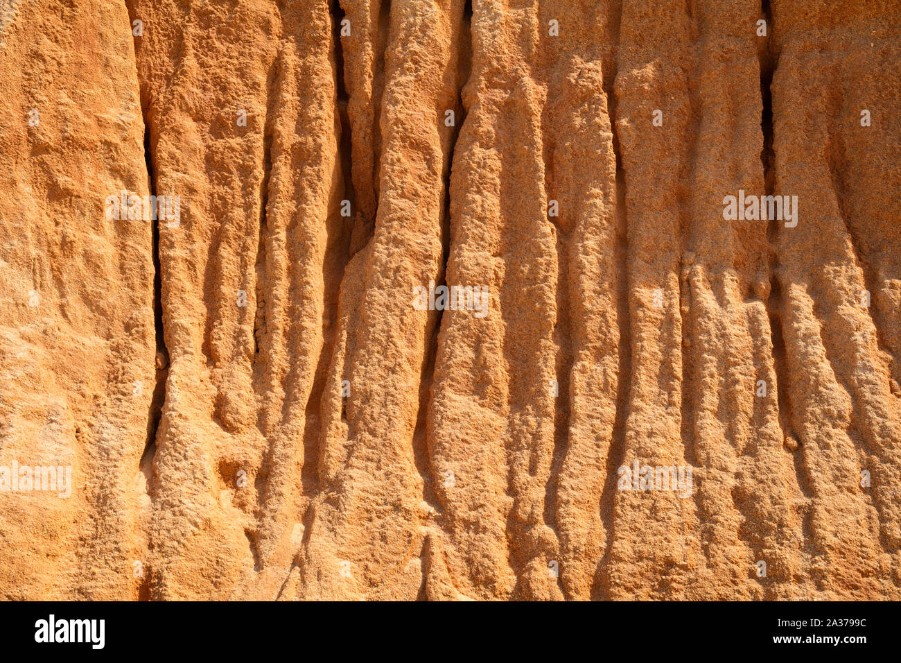 Structure of the Sandstone rock, Algarve Stock Photo - Alamy