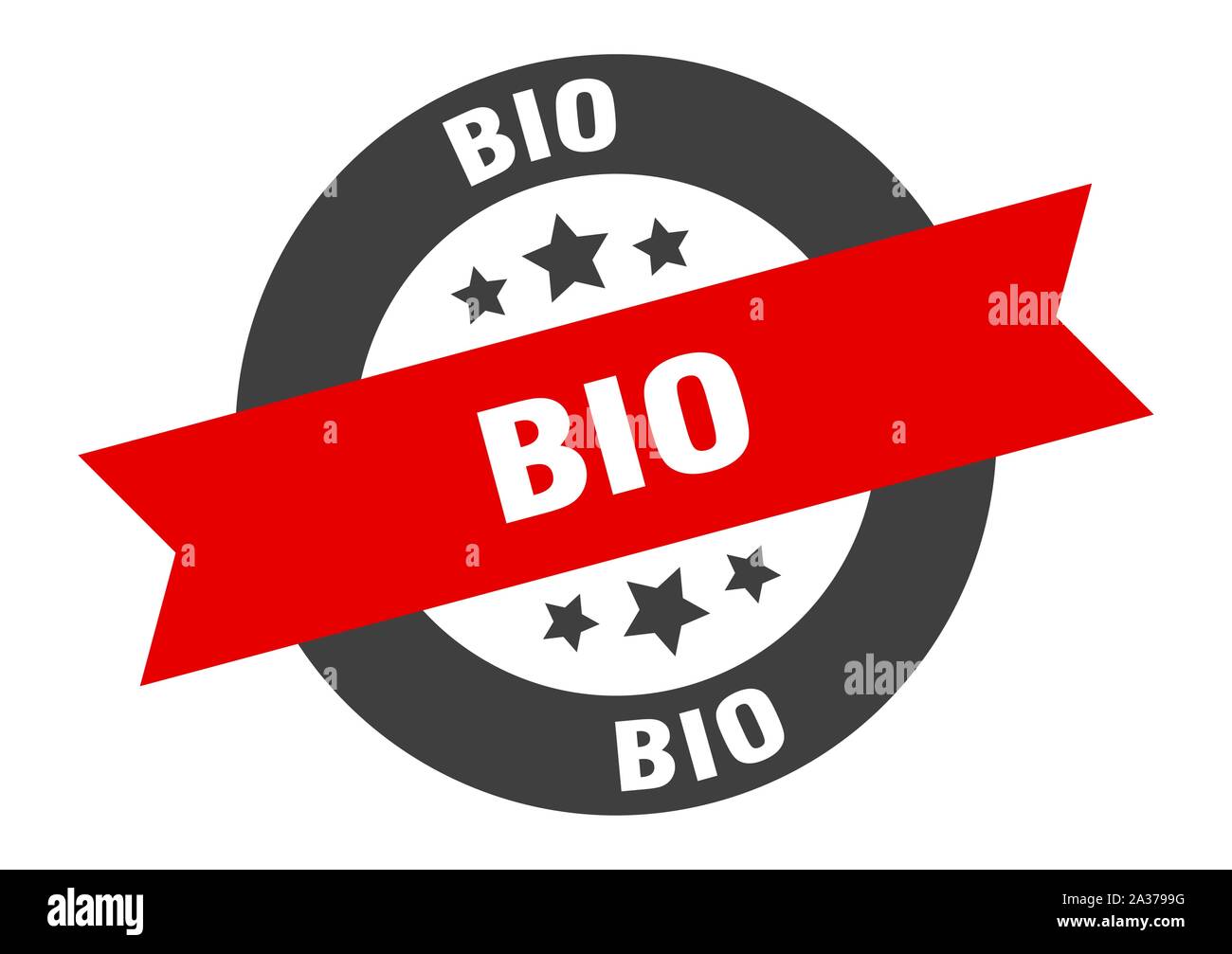 Bio red vintage seal isolated Stock Vector Images - Alamy