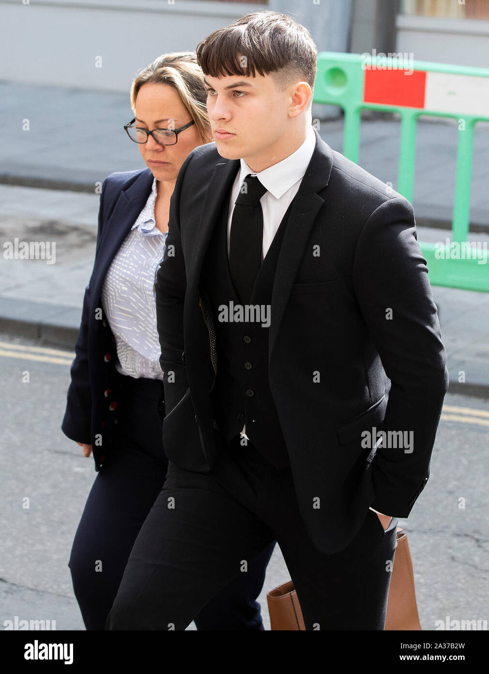 Previously unissued photo dated 18/6/2019 of Joshua Molnar arriving at ...