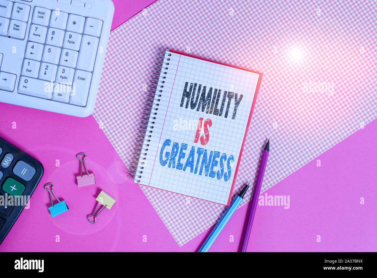 Text sign showing Humility Is Greatness. Business photo showcasing ...