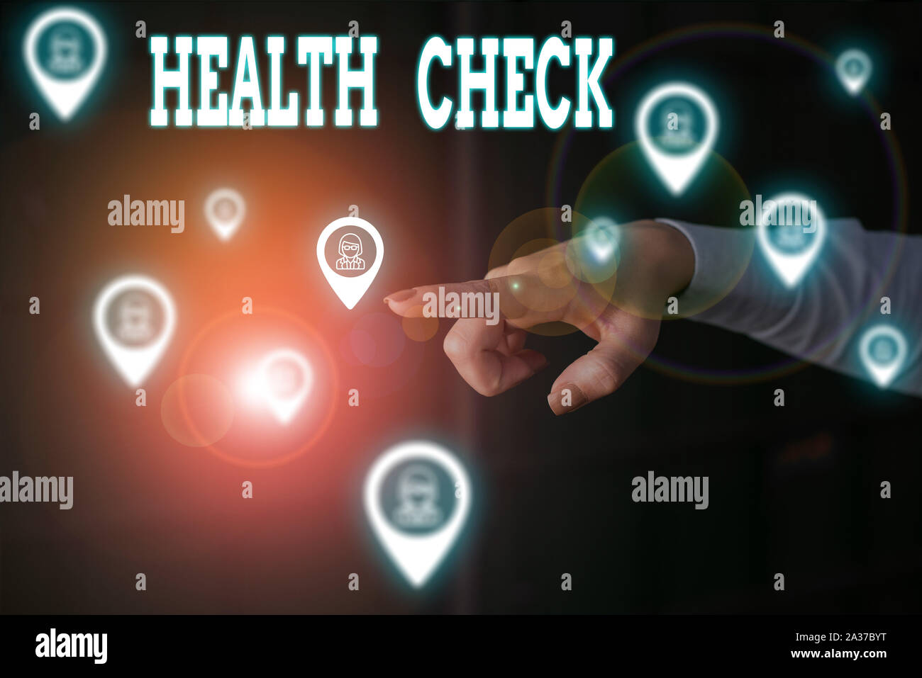 Writing note showing Health Check. Business concept for thorough ...