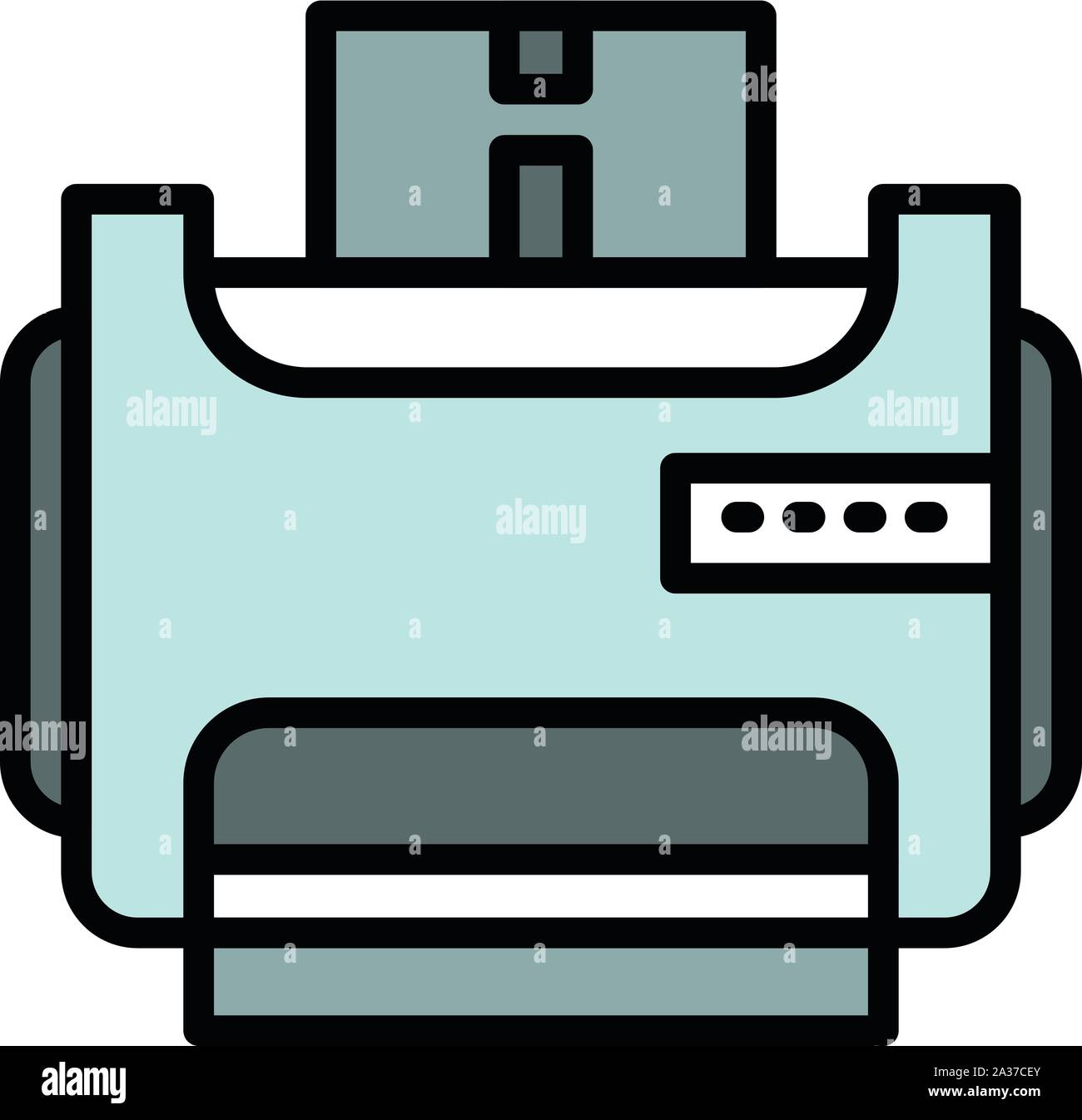 Room printer icon. Outline room printer vector icon for web design ...