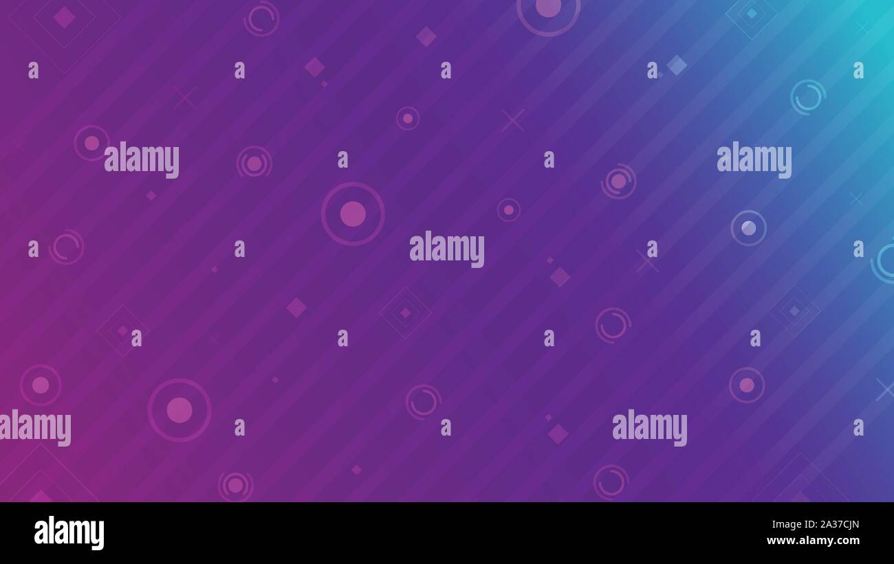 Abstract background basic geometry on colorful neon background vector ...