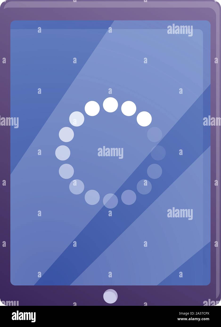 Tablet update icon. Cartoon of tablet update vector icon for web design ...